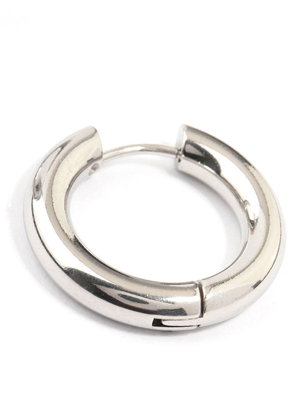 Waterproof Stainless Steel Thick Clicker Hoop Earrings 22 MM - Lovisa