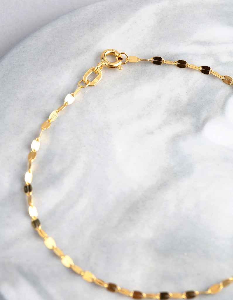 9ct Gold Forzantina Chain Bracelet - Lovisa