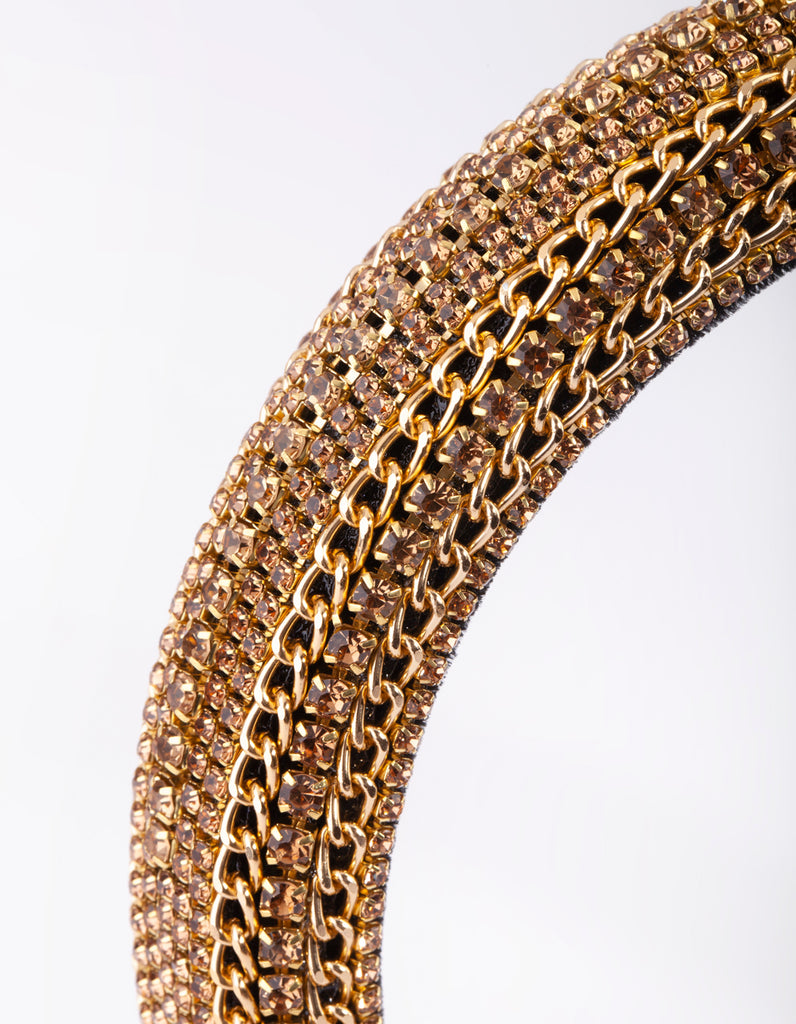 Diamante & Chain Alice Band - Lovisa