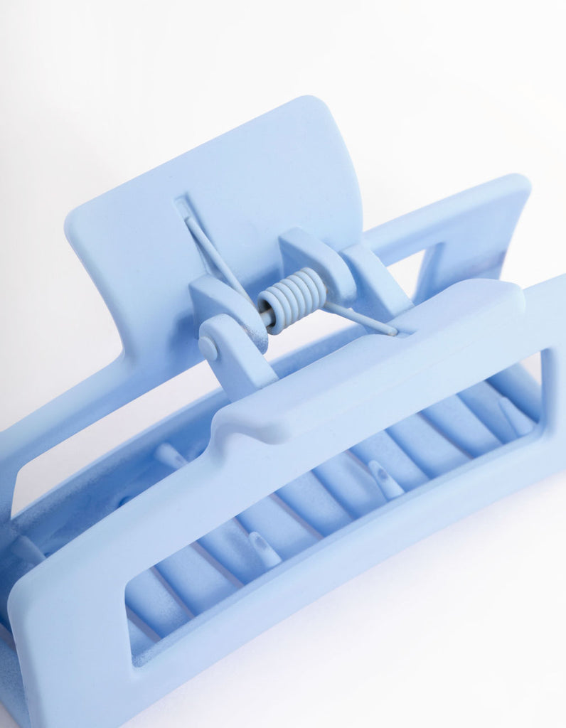 Blue Coated Small Box Claw Clip - Lovisa