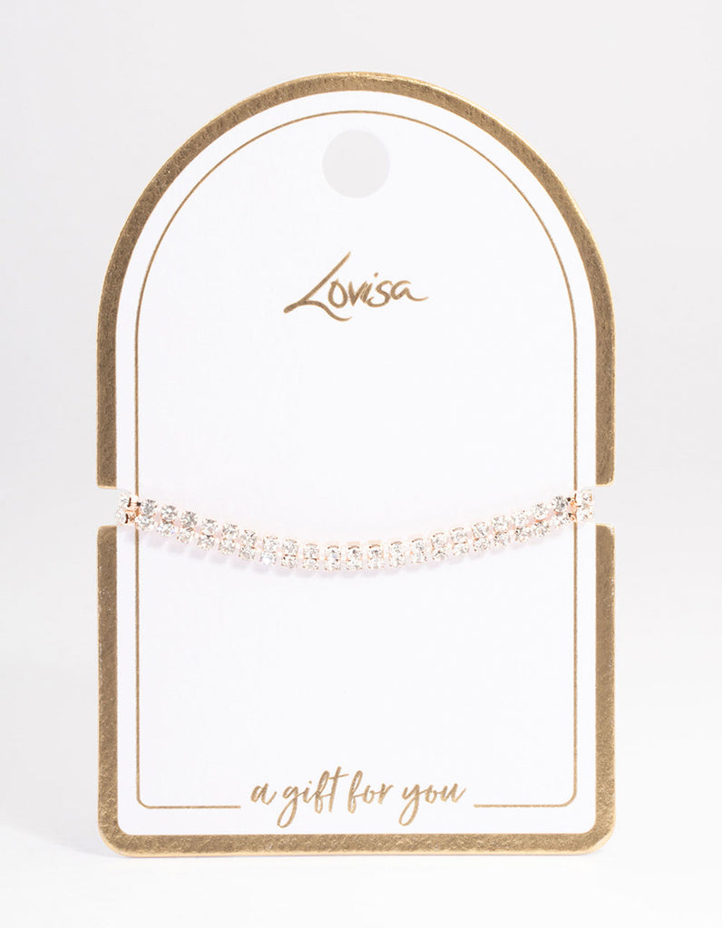 Rose Gold Classic Cup Chain Bracelet - Lovisa