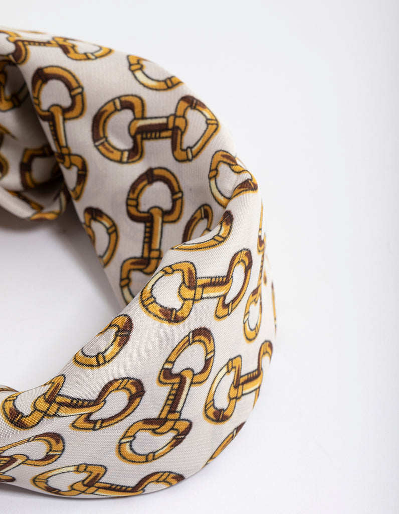 Chain Link Print Scarf - Lovisa
