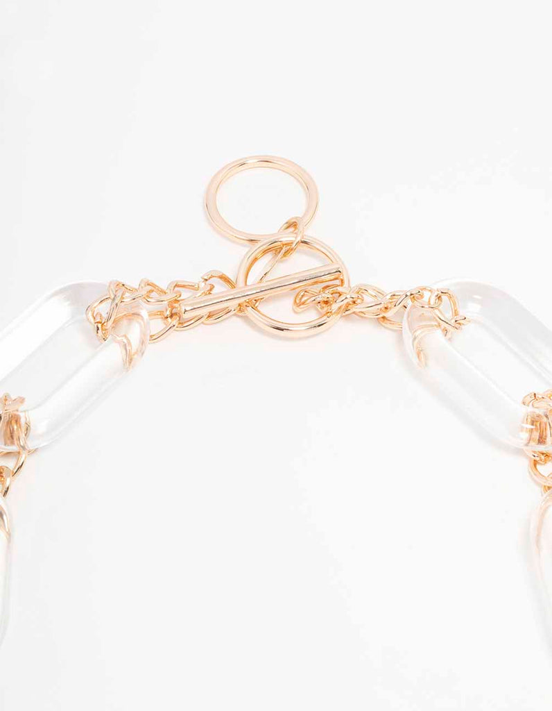 Acrylic Large Statement Chain Necklace - Lovisa