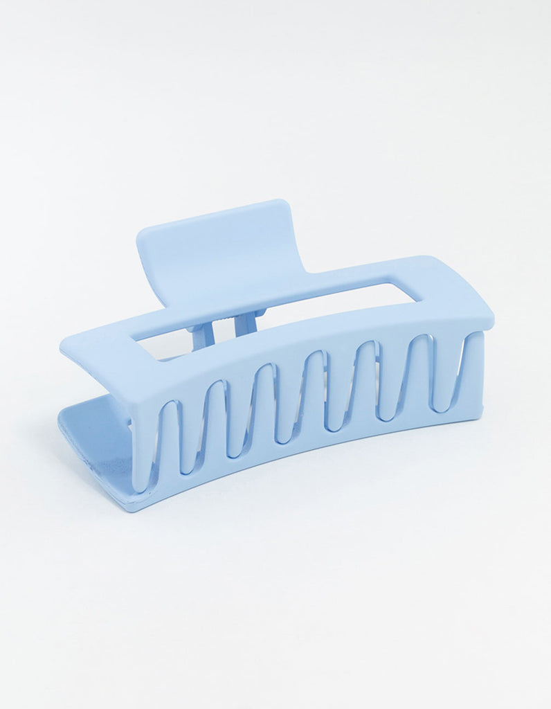 Large Blue Coated Claw Clip - Lovisa