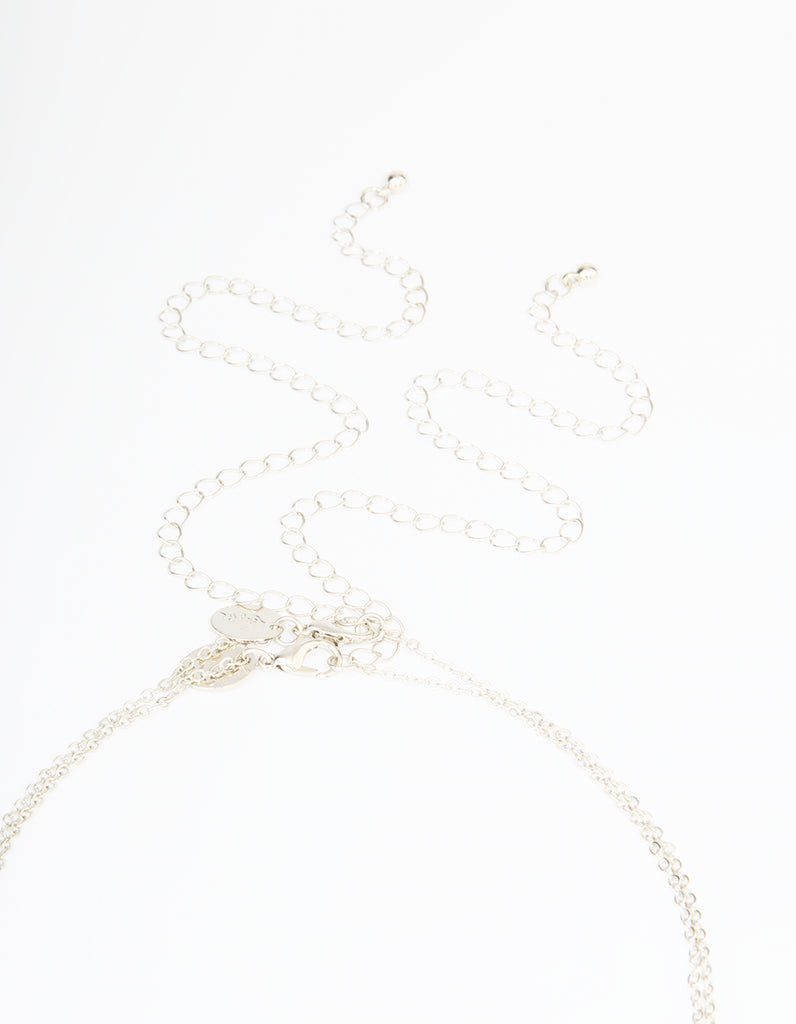 Silver Diamante Celestial Body Chain - Lovisa
