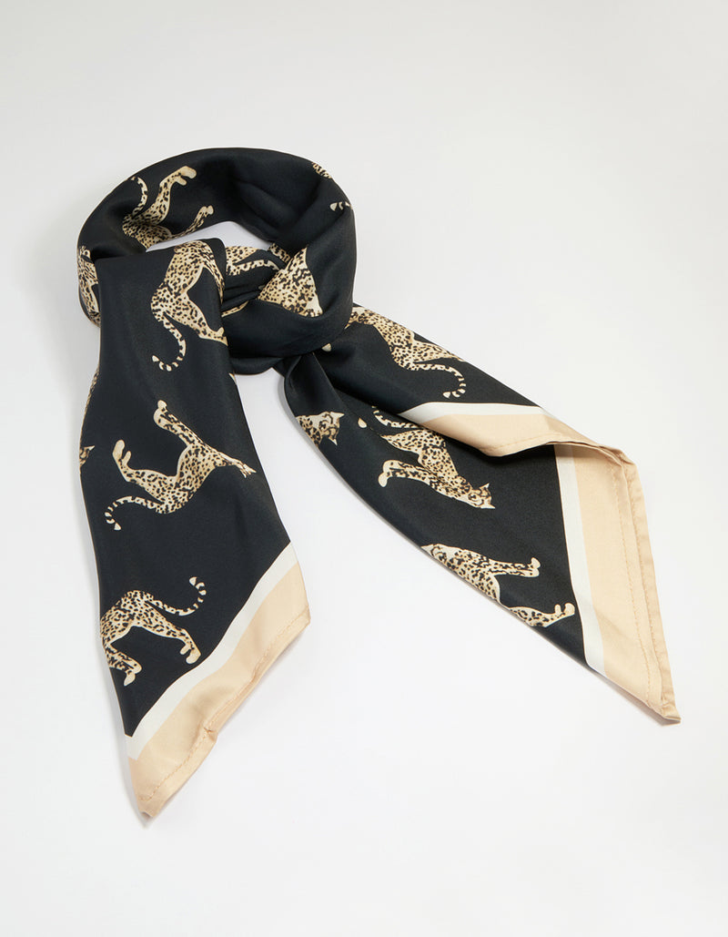 Leopard Animal Print Fabric Scarf - Lovisa