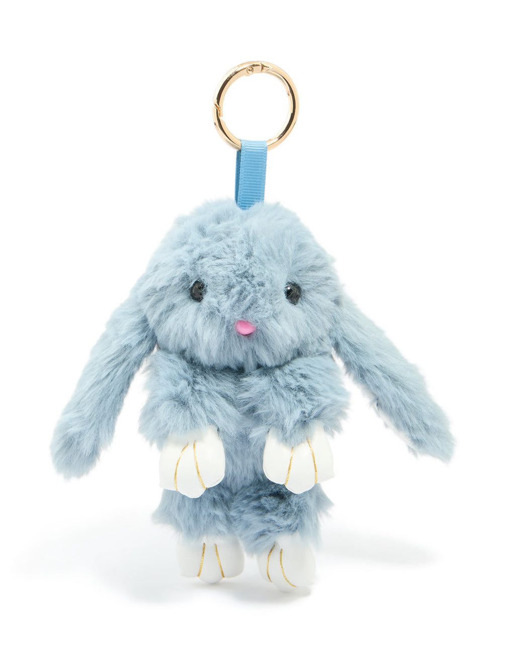 Light Blue Fabric Bunny Key Chain - Lovisa