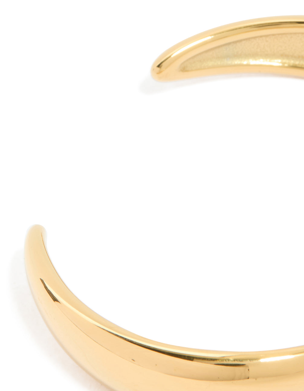 Waterproof Rose Gold Plated Stainless Steel Twisted Wrist Cuff - Lovisa